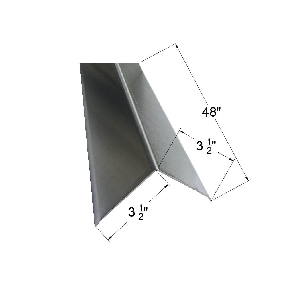 Brushed 304 Stainless Steel Corner Guards, 16ga, 48in Long - Walmart.com