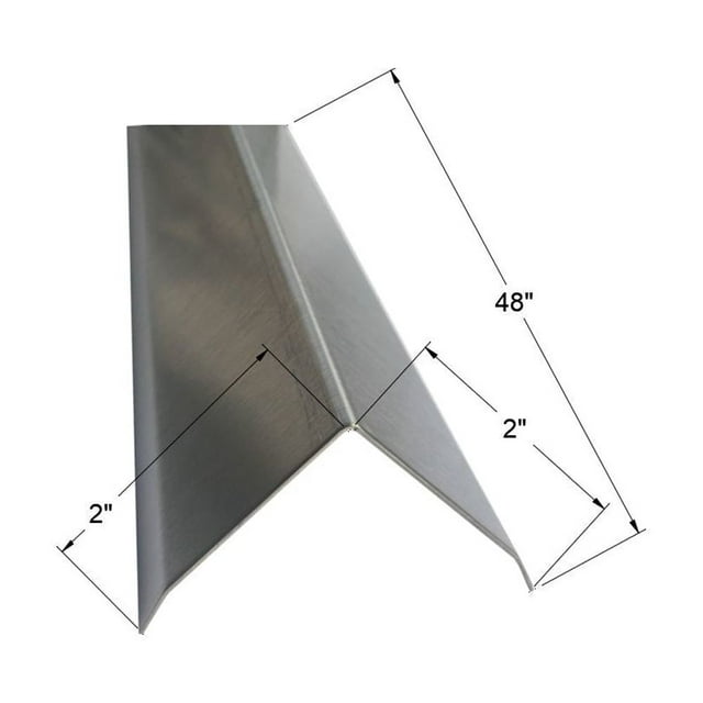 Brushed 304 Stainless Steel Corner Guards, 20ga, 48in Long - Walmart.com