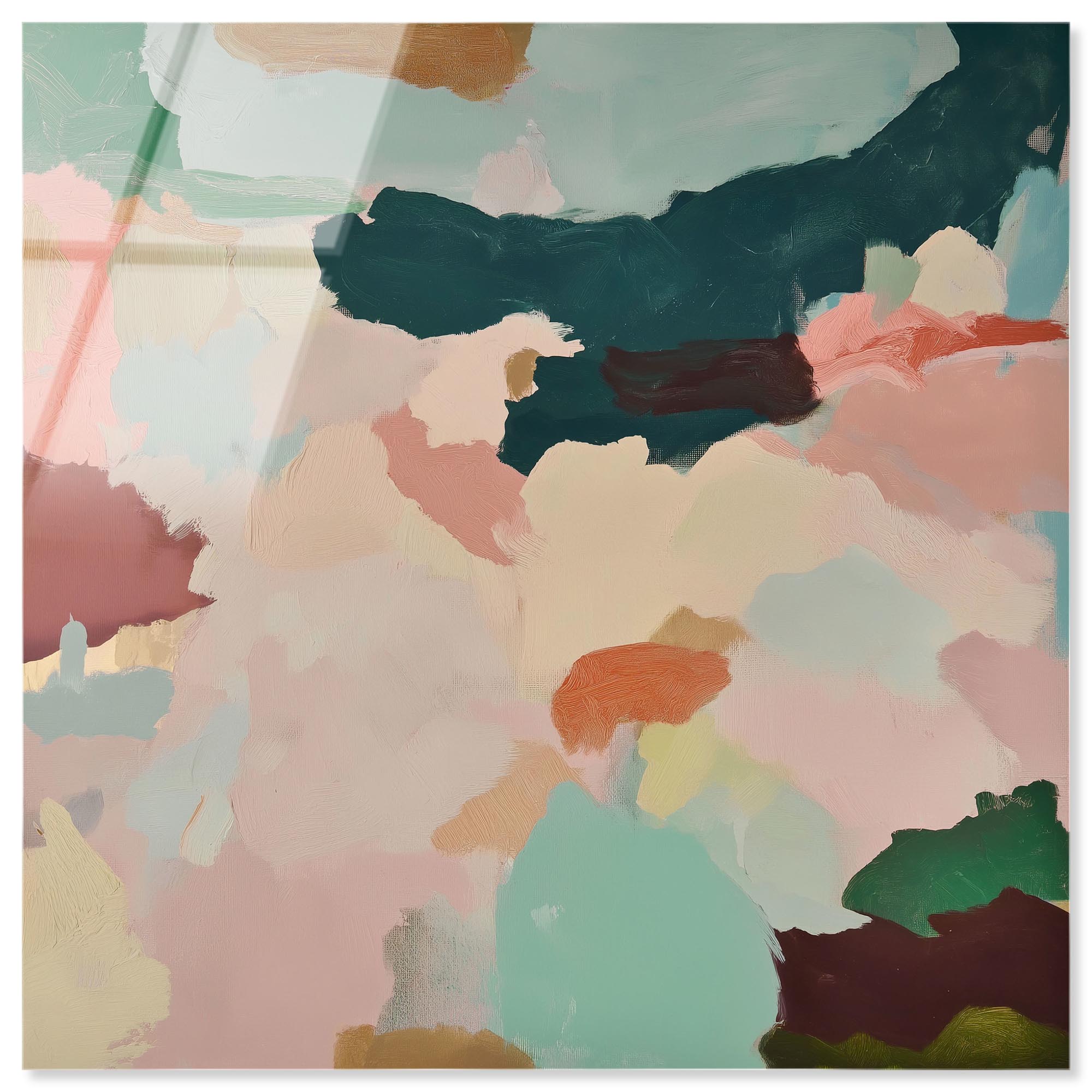 Brushed Beauty IV Acrylic Green Wall Art by Art Remedy, Ready to Hang ...