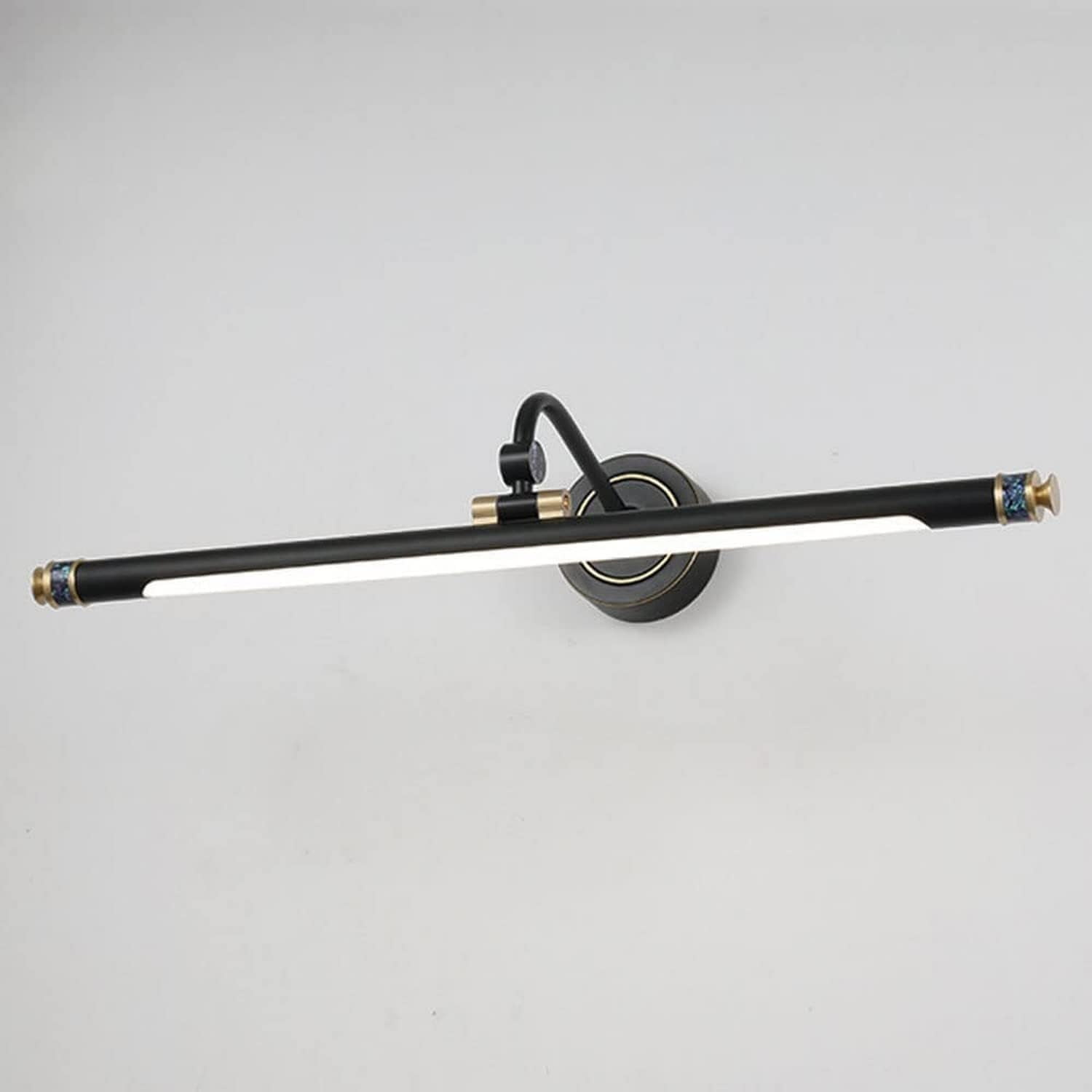 Brushed Brass Adjustable Wall Sconce LED Vanity Wall Lighting Mirror Cabinet Make-up Desk Wall ...