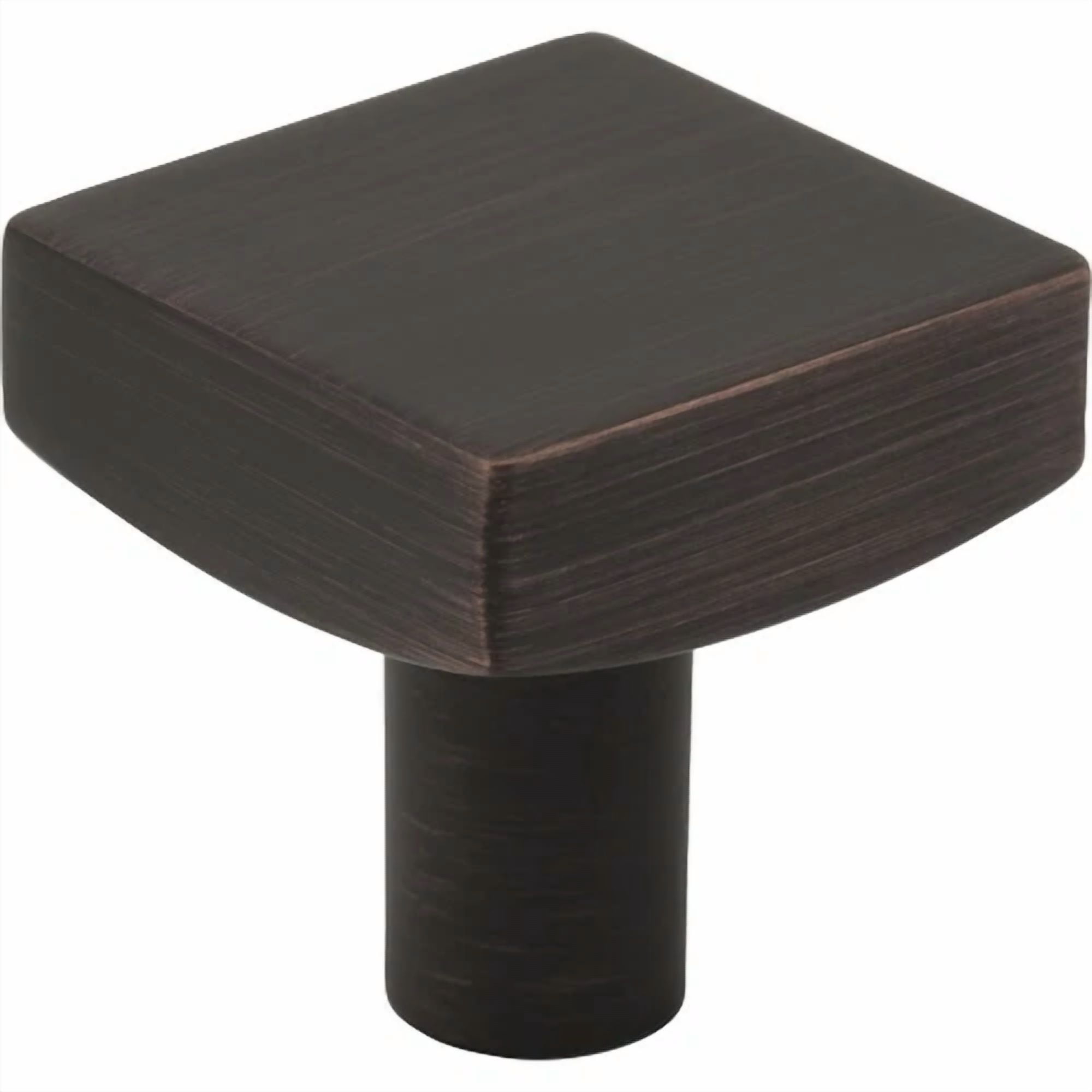 Brushed Bronze Kitchen Cabinet Square Knob Bathroom Pull Furniture ...