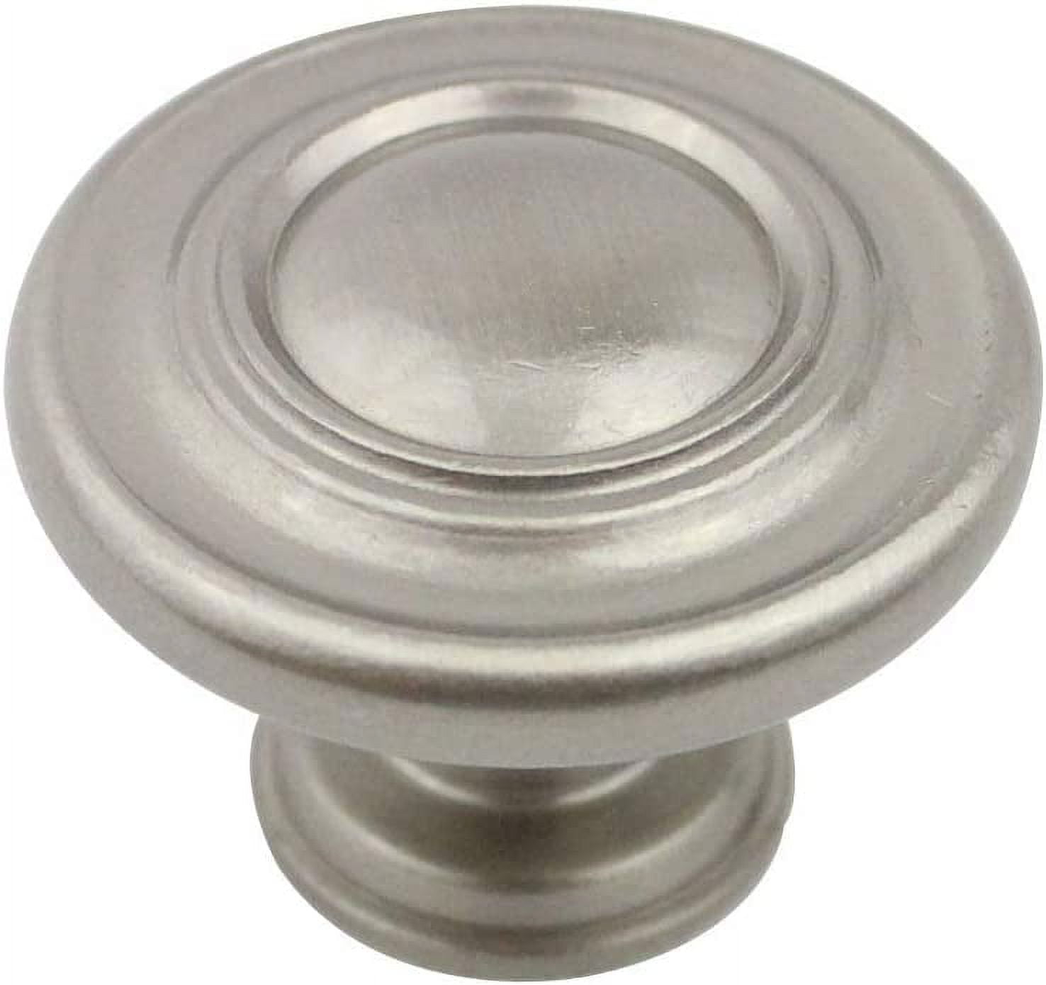 Brushed Cabinet Knobs Drawer Pulls (10 Pack, Multi-Ridged Ring Knob ...