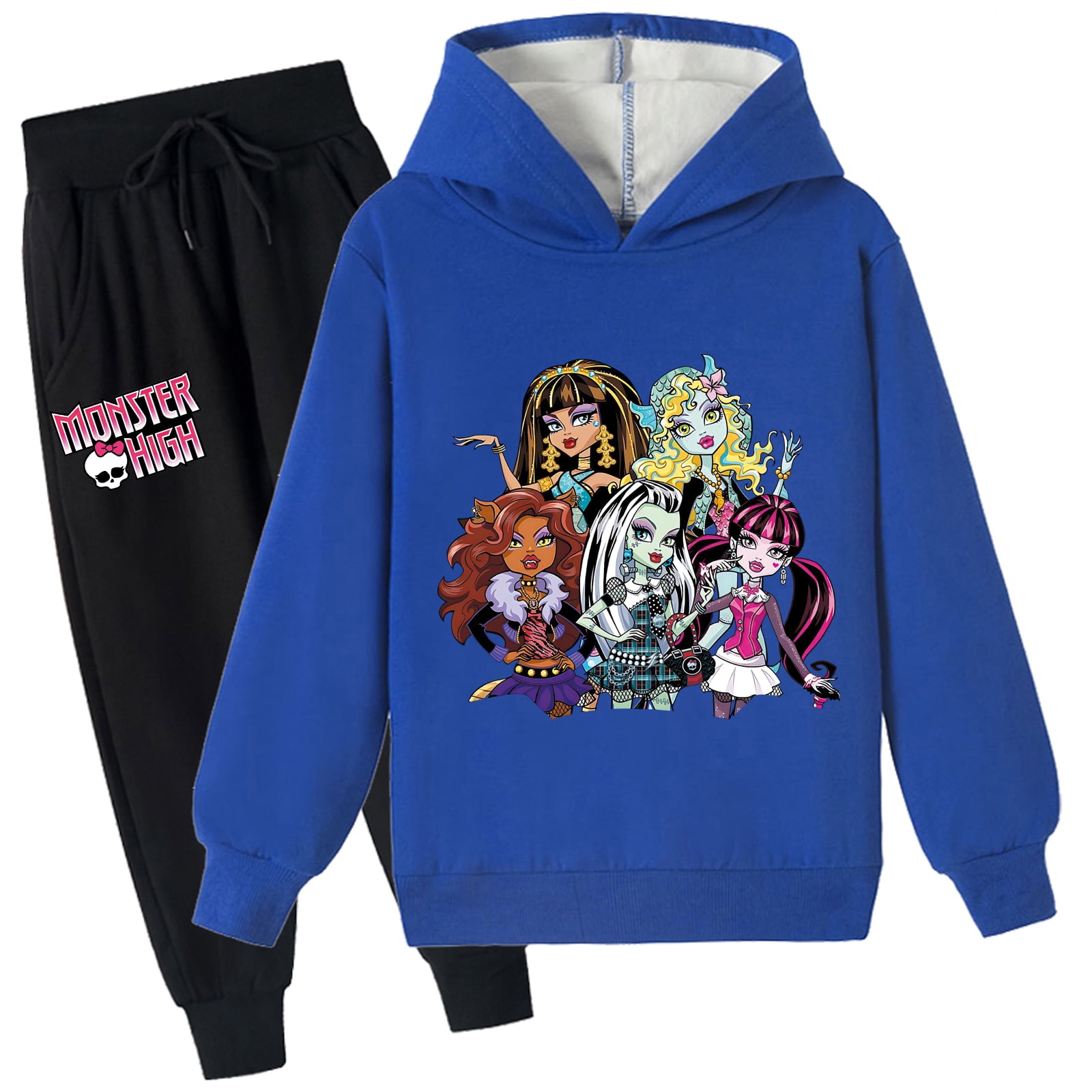 Brushed Cotton Set Monster High Loose Fit Hoodie & Pants works for ...