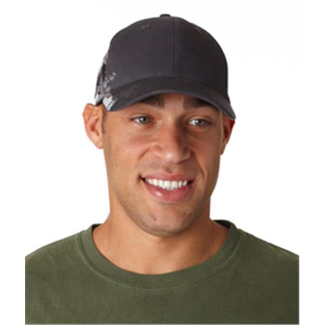 Brushed Cotton Twill Grizzly Bear Cap - CHARCOAL - OS - Walmart.com