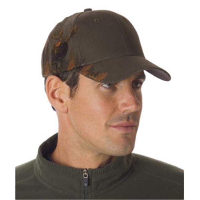 Brushed Cotton Twill Moose Cap - BROWN - OS - Walmart.com