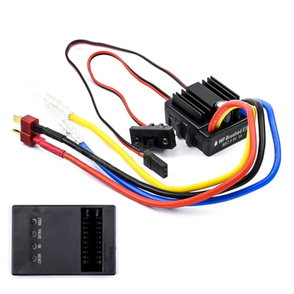 Brushed Electric Speed Controller with Brake Function 80A ESC 2-3S for ...