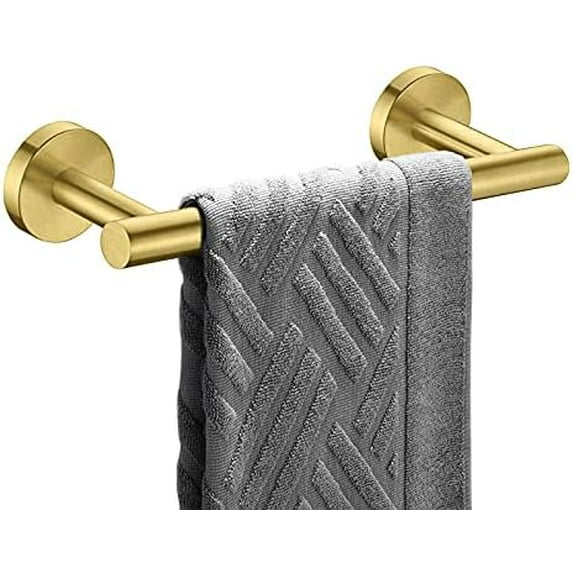 Brushed Gold Bath Hand Towel Bar Single Bars Towel Rack Rod Classic ...