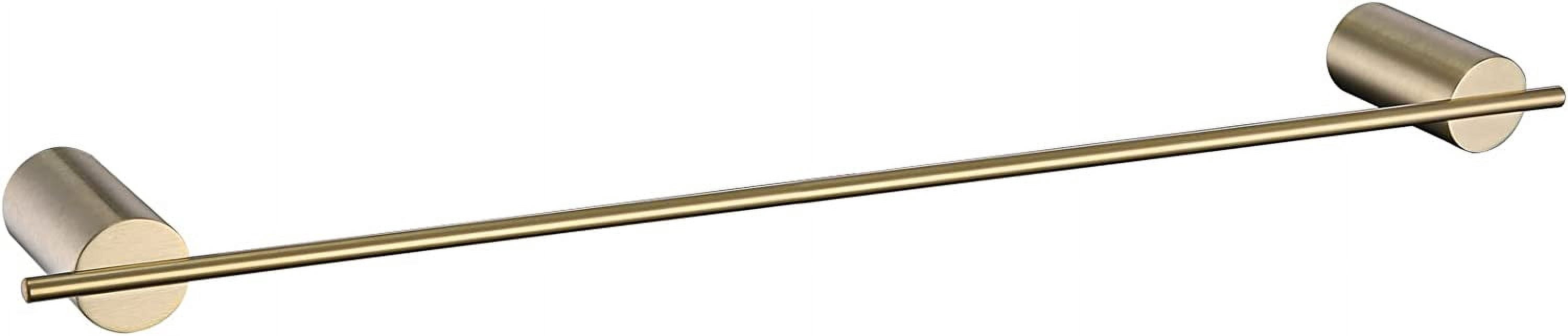 Brushed Gold Bathroom Hardware Set 5 Pieces Include Towel Bar 10 inch ...