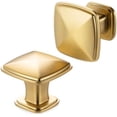 Brushed Gold Cabinet Knobs Gold Drawer Knobs, 10 Pack 1-1/4 Inch, 1990 ...