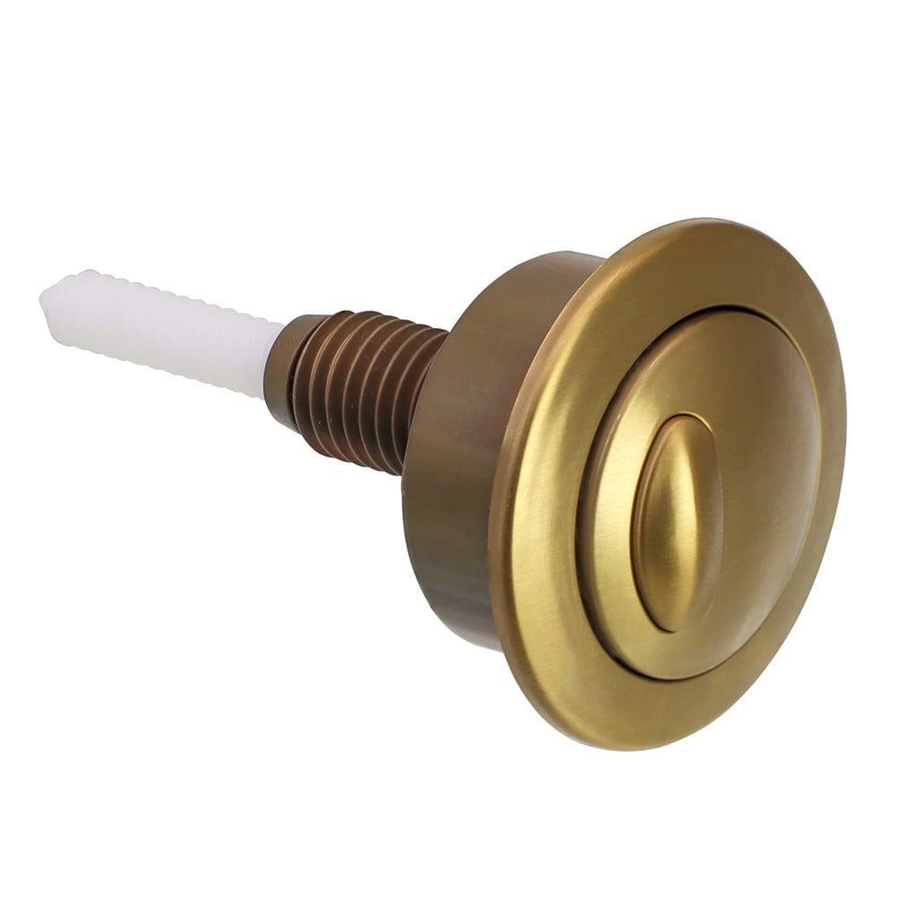 Brushed Gold Dual Flush Toilet Push Button for Standard Cisterns ...