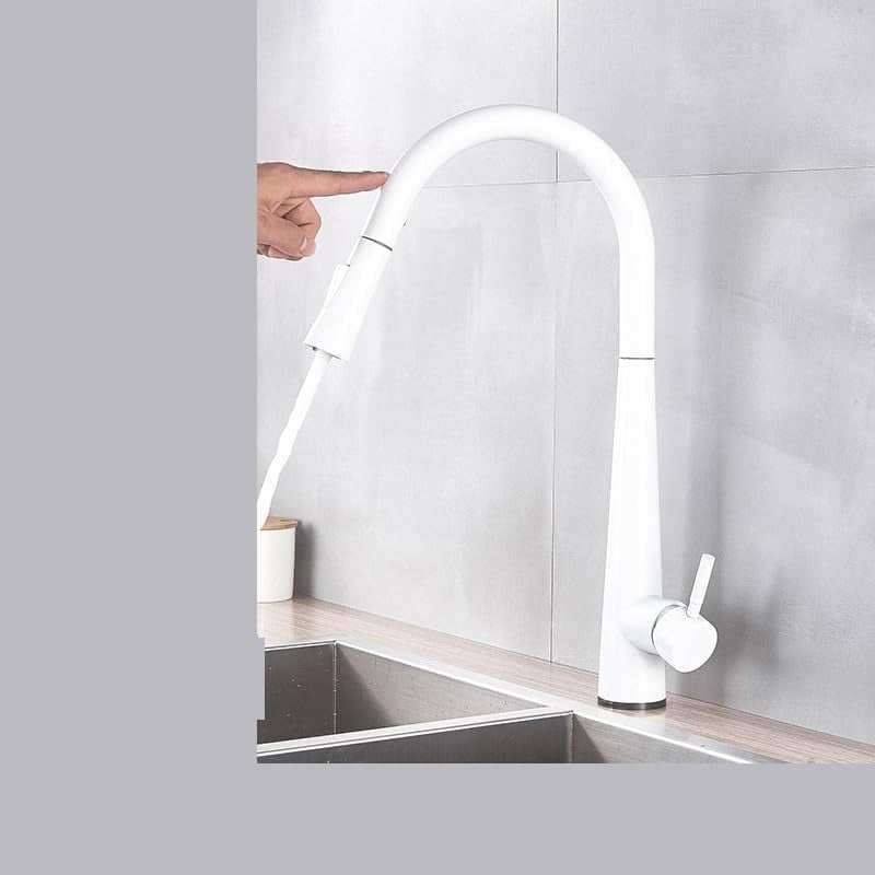 Brushed Gold Sensor Kitchen Faucets Smart Touch Control Inductive ...