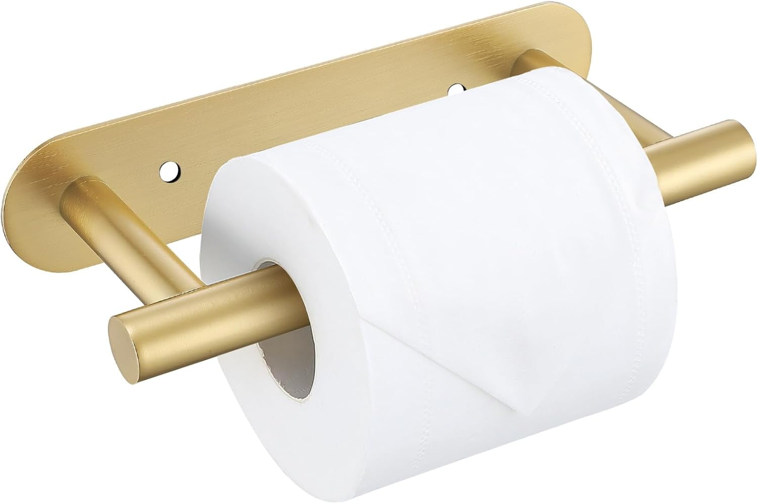 brushed gold toilet paper holder, upgraded sus304 stainless steel ...