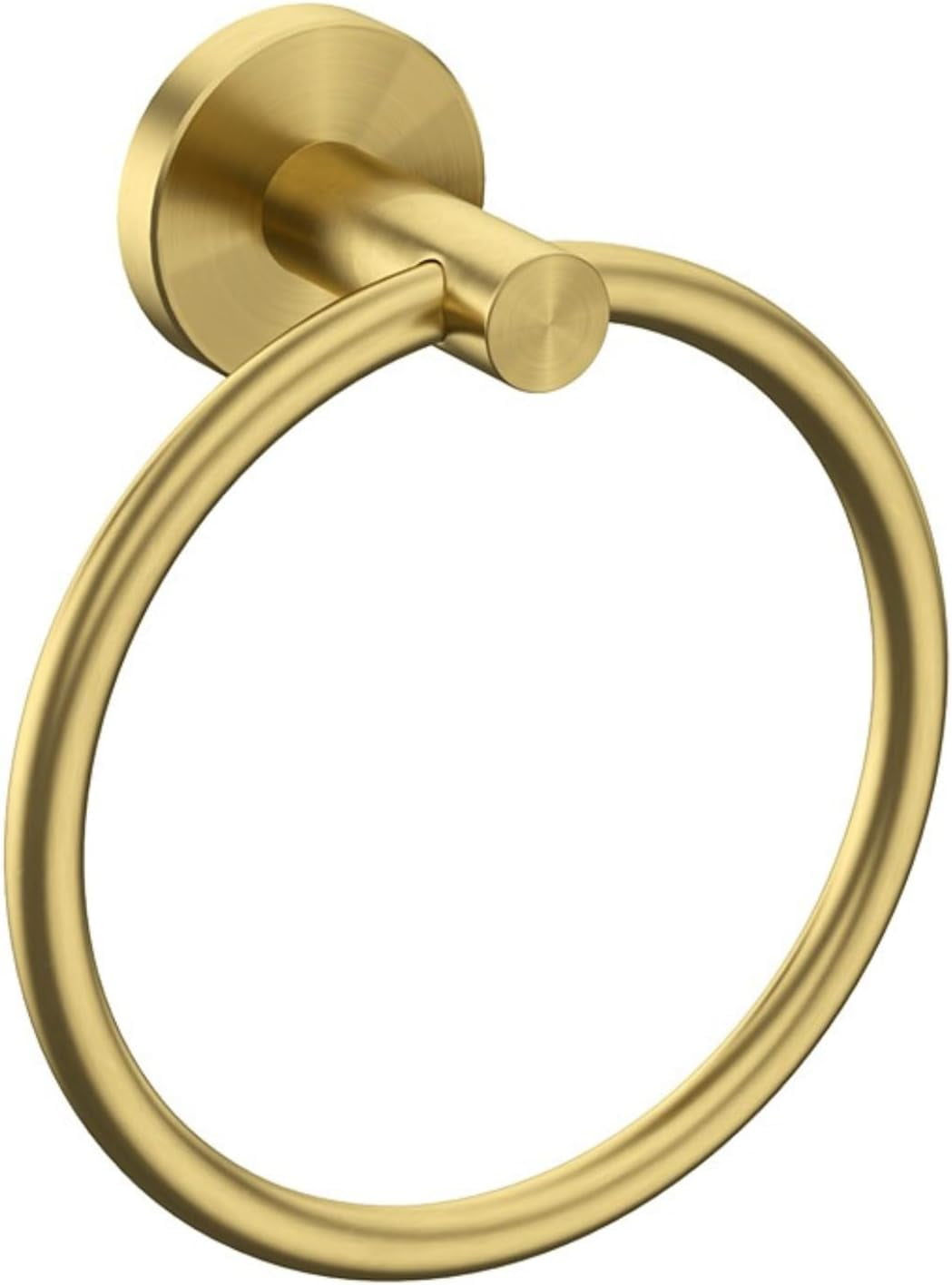 Brushed Gold Towel Ring, Hand Towel Holder for Bathroom Wall Mounted ...