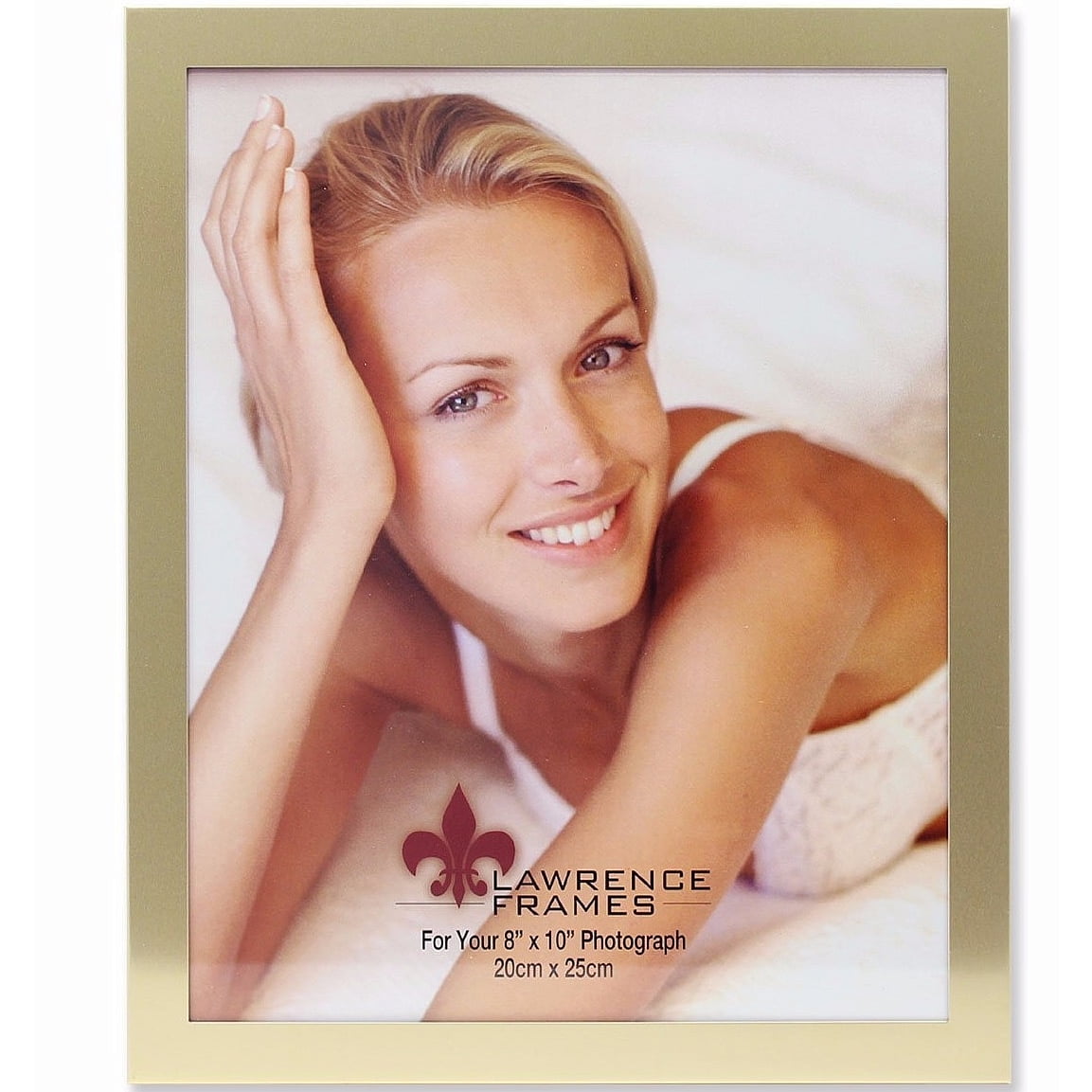 Brushed Gold aluminum frame by Lawrence - 8x10 - Walmart.com