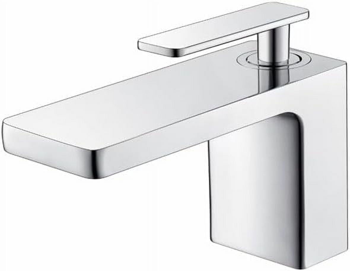 Brushed Gray Bathroom Basin Faucet Cold and Hot Water Mixer Sink Tap ...