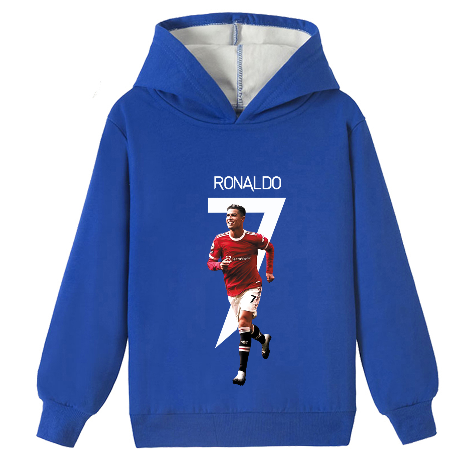 Brushed Hoodie Cristiano Ronaldo Fleece Pullover works for Winter ...
