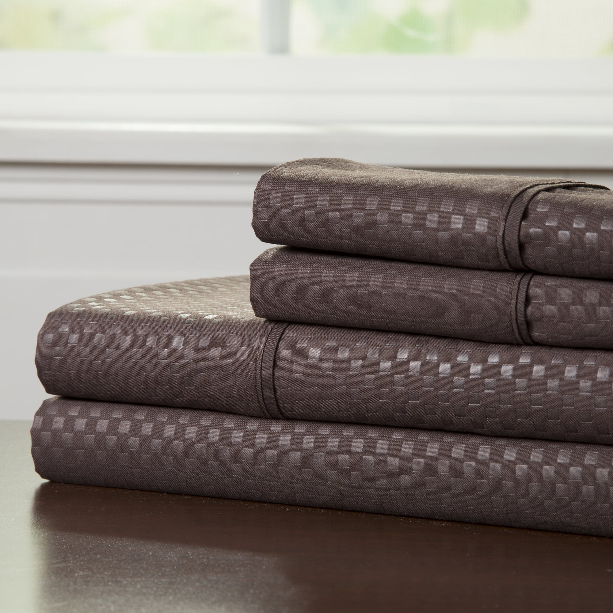 Brushed Microfiber Sheets Set- 3 Piece Bed Linens by Somerset Home ...