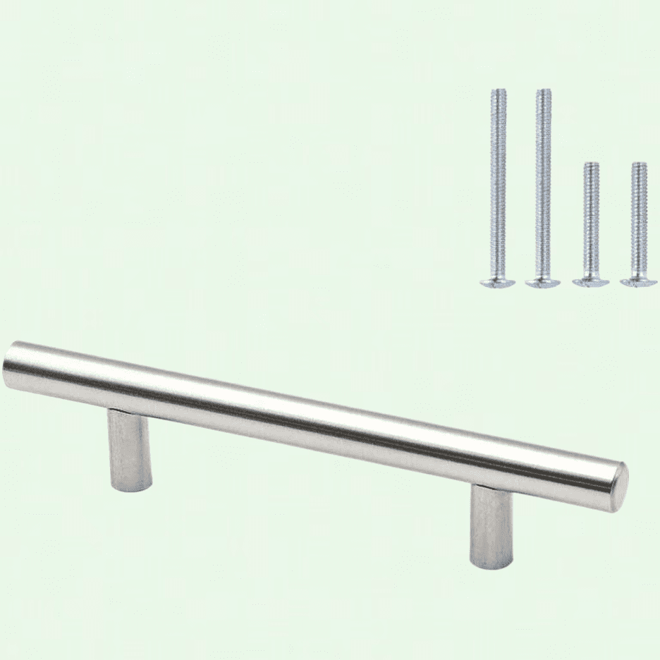 Brushed Nickel Cabinet Handles, 25 Pack | 2-1/2in Hole Centers Drawer ...