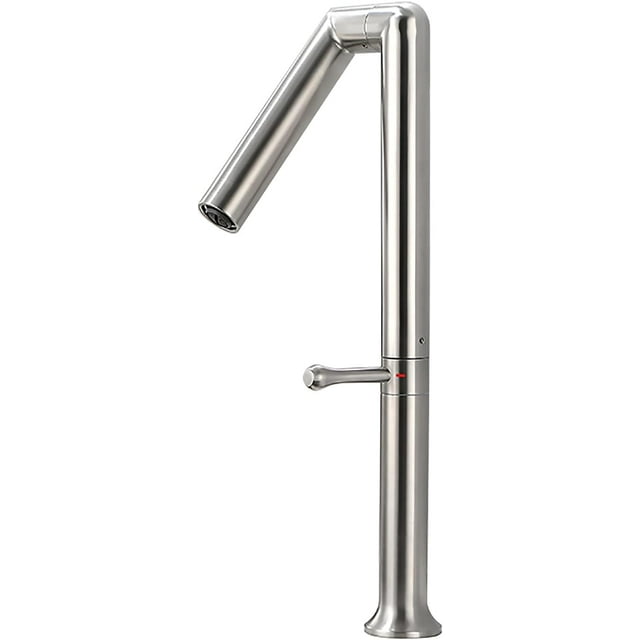 Brushed Nickel Kitchen Faucet 360° Rotation Kitchen Sink Faucet 304 Stainless Steel Kitchen ...