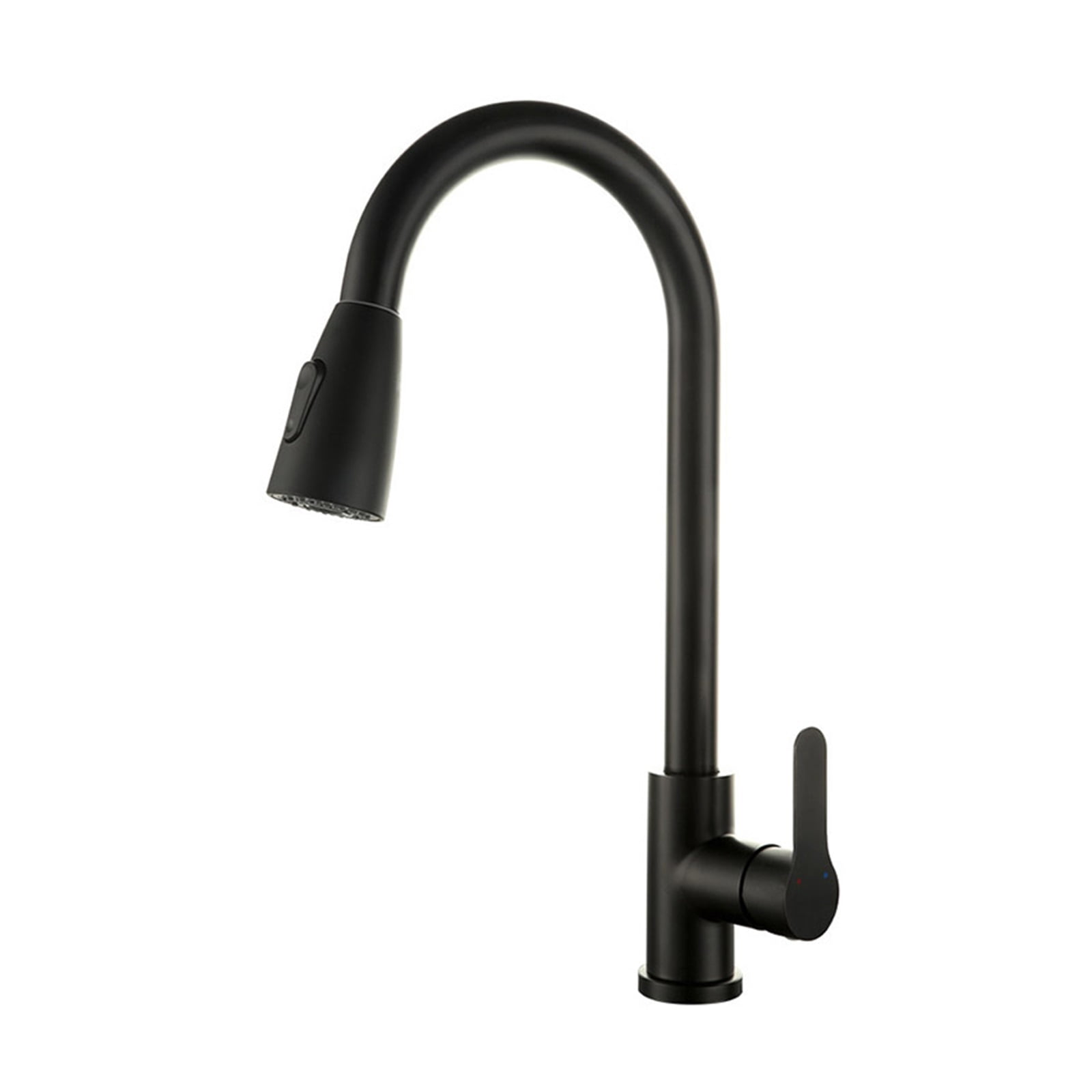 Brushed Nickel Kitchen Faucet Single Hole Pull Out Kitchen Sink Mixer ...