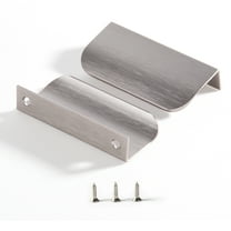 10 Pack Finger Pulls for Cabinets 128mm/5 Hole Center Tab Cabinet ...