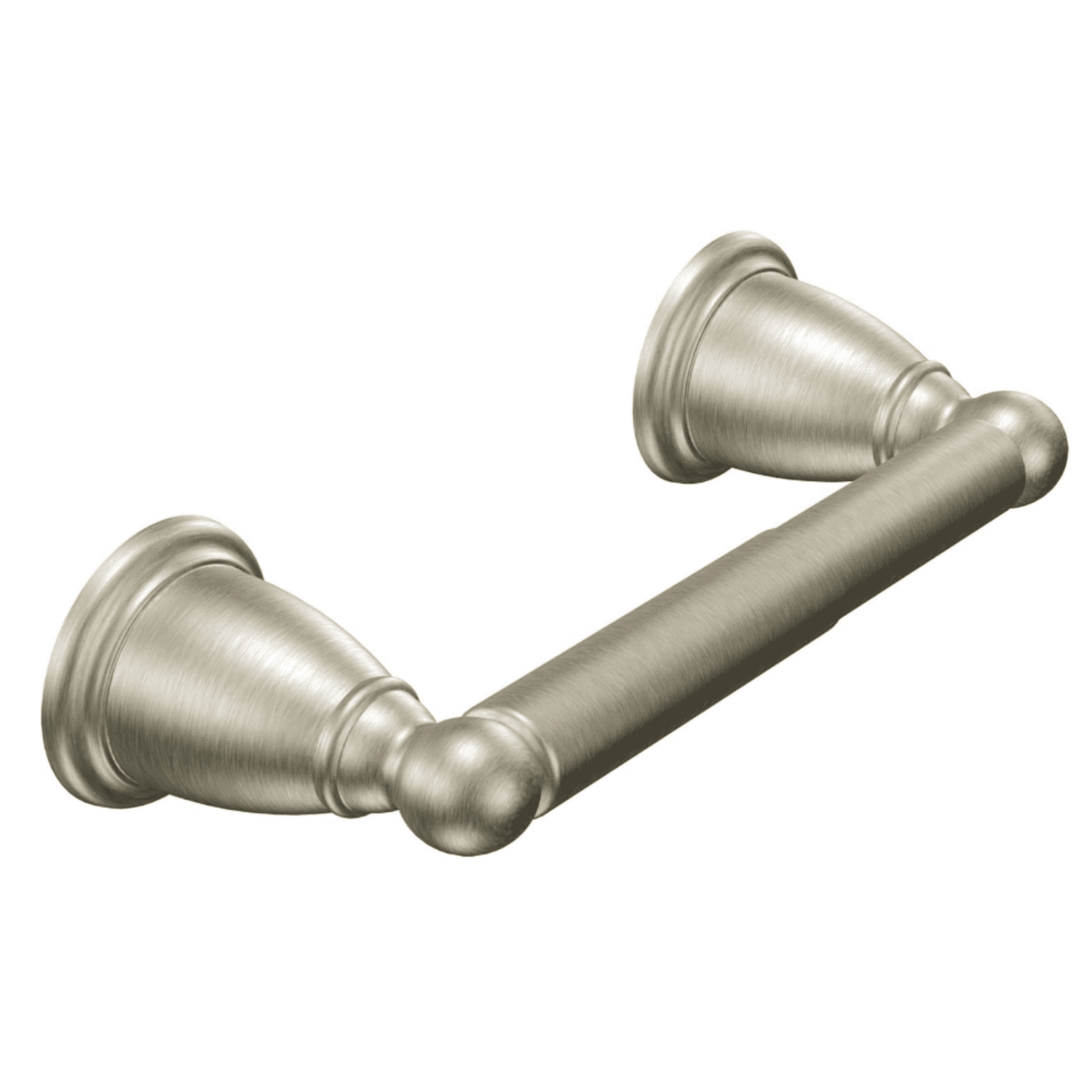 Brushed Nickel Spring-Loaded Wall Mounted Toilet Paper Holder - Walmart.com