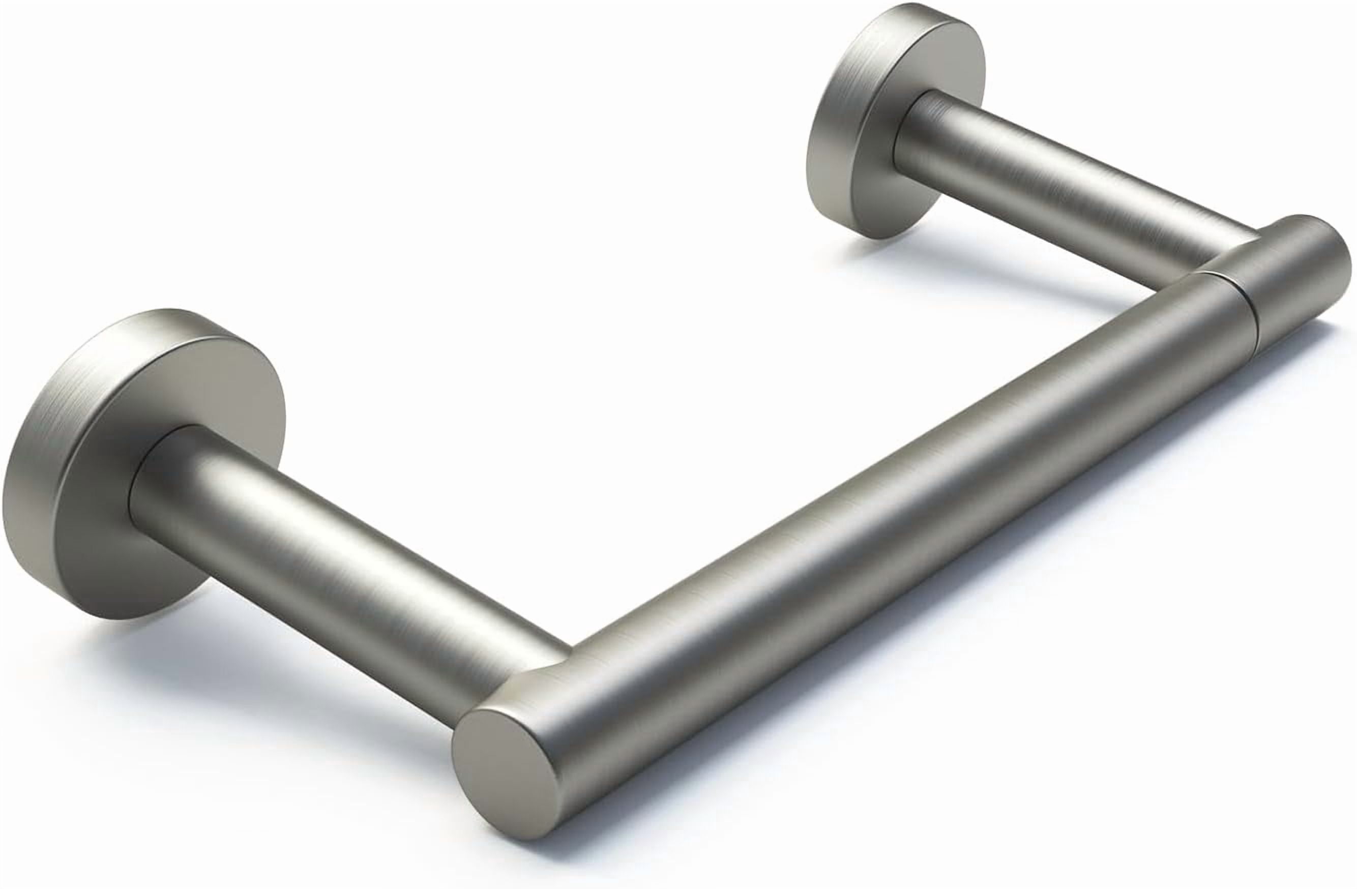 Brushed Nickel Toilet Paper Holder, Stainless Steel Double Post ...