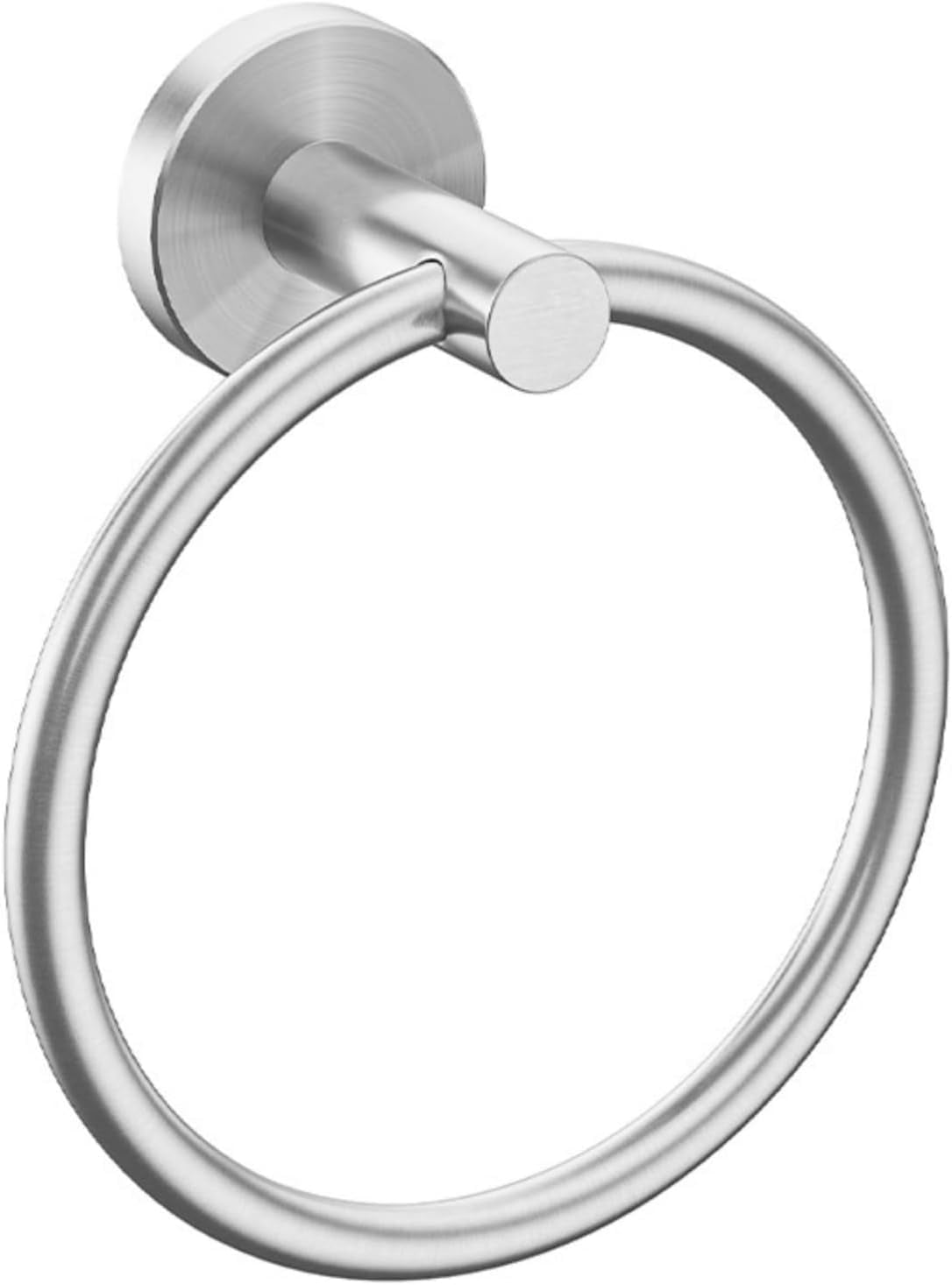 Brushed Nickel Towel Ring, Hand Towel Holder for Bathroom Wall Mounted ...