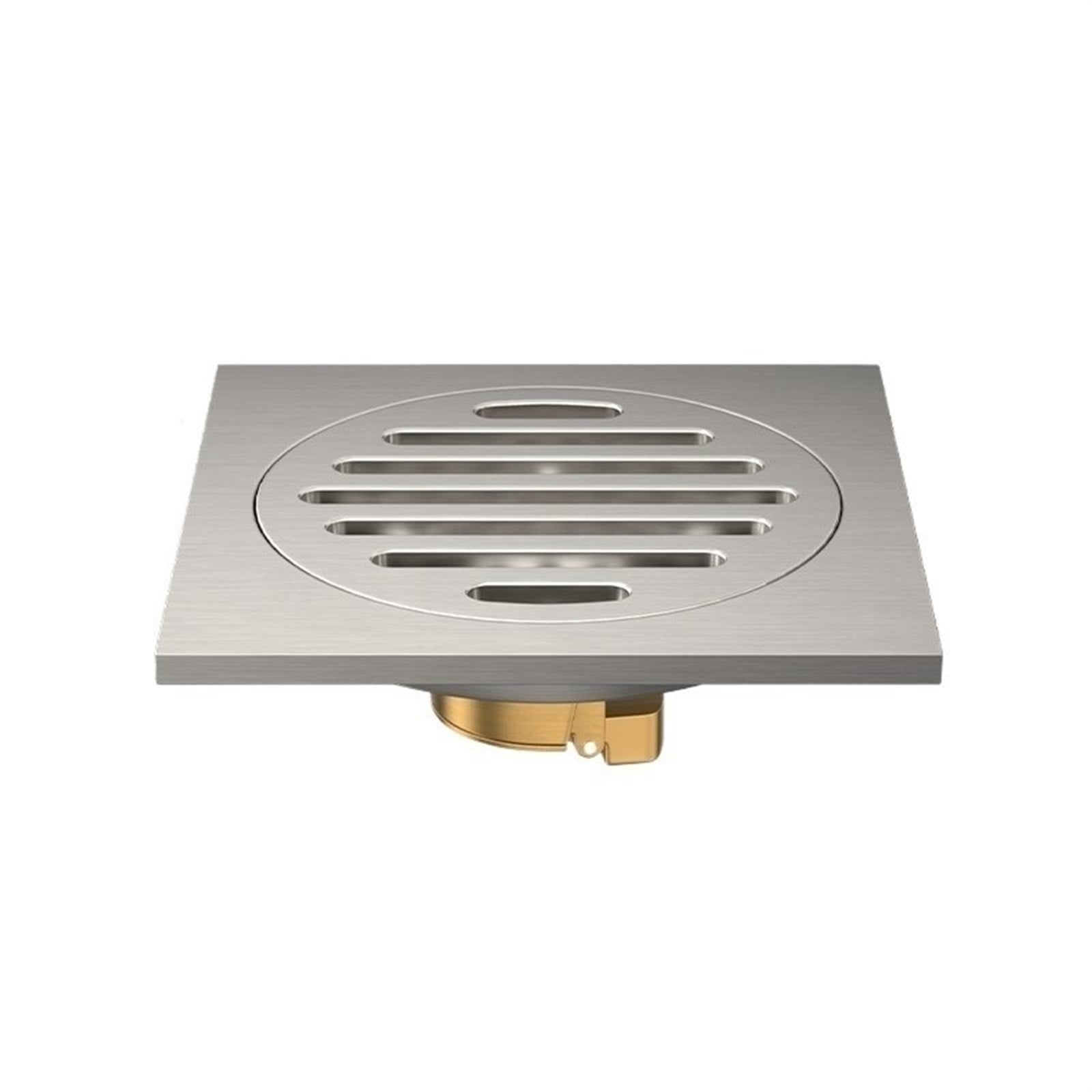 Brushed Odour-proof Shower Copper Floor Drain, Deep/shallow Water ...