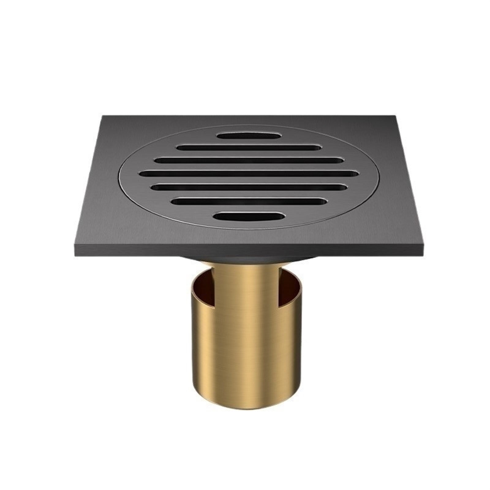 Brushed Odour-proof Shower Copper Floor Drain, Deep/shallow Water ...