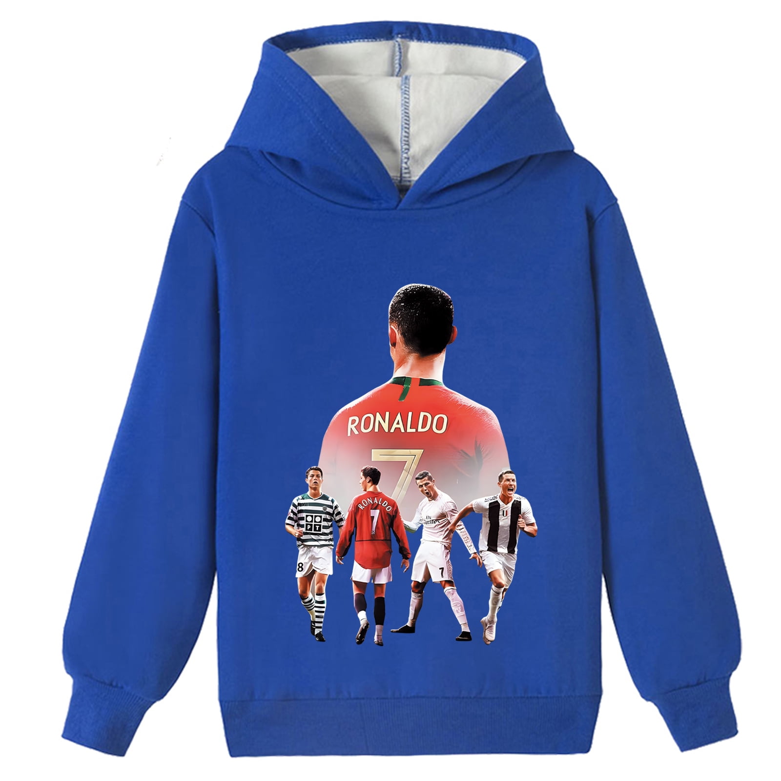 Brushed Pullover Cristiano Ronaldo Fleece Hoodie works for Winter ...