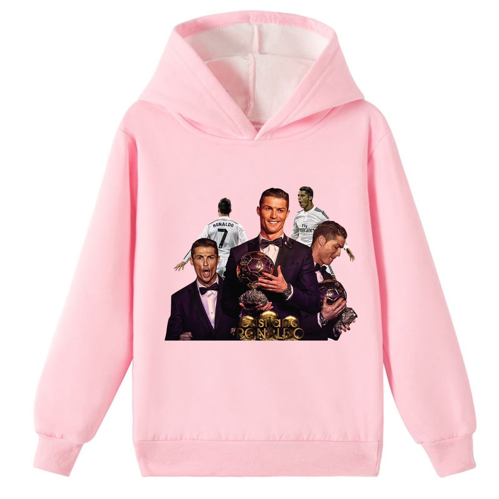 Brushed Pullover Cristiano Ronaldo Fleece Hoodie works for Winter ...