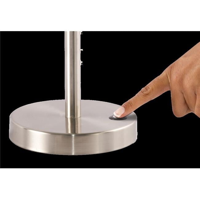 Brushed Silver LED Adjustable Desk Lamp - Walmart.com