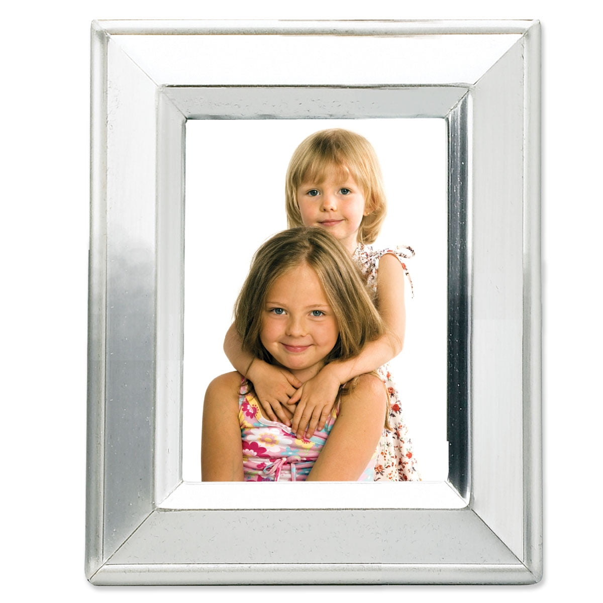 Brushed Silver Plated 2x3 Metal Picture Frame - Walmart.com