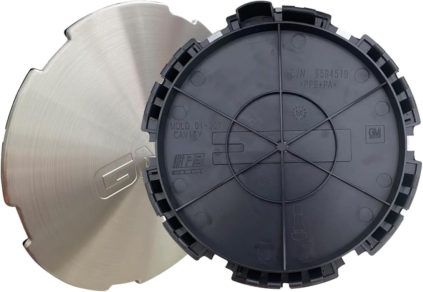 Brushed Silver Wheel Center Cap Hub Cap 9594519#9595216 for Yukon ...