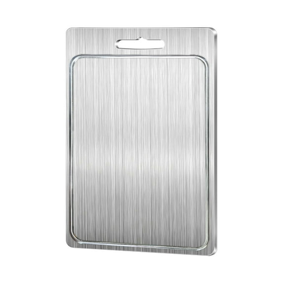 Brushed Stainless Steel Kitchen Cutting Board Heavy Duty 15mm Thickened ...
