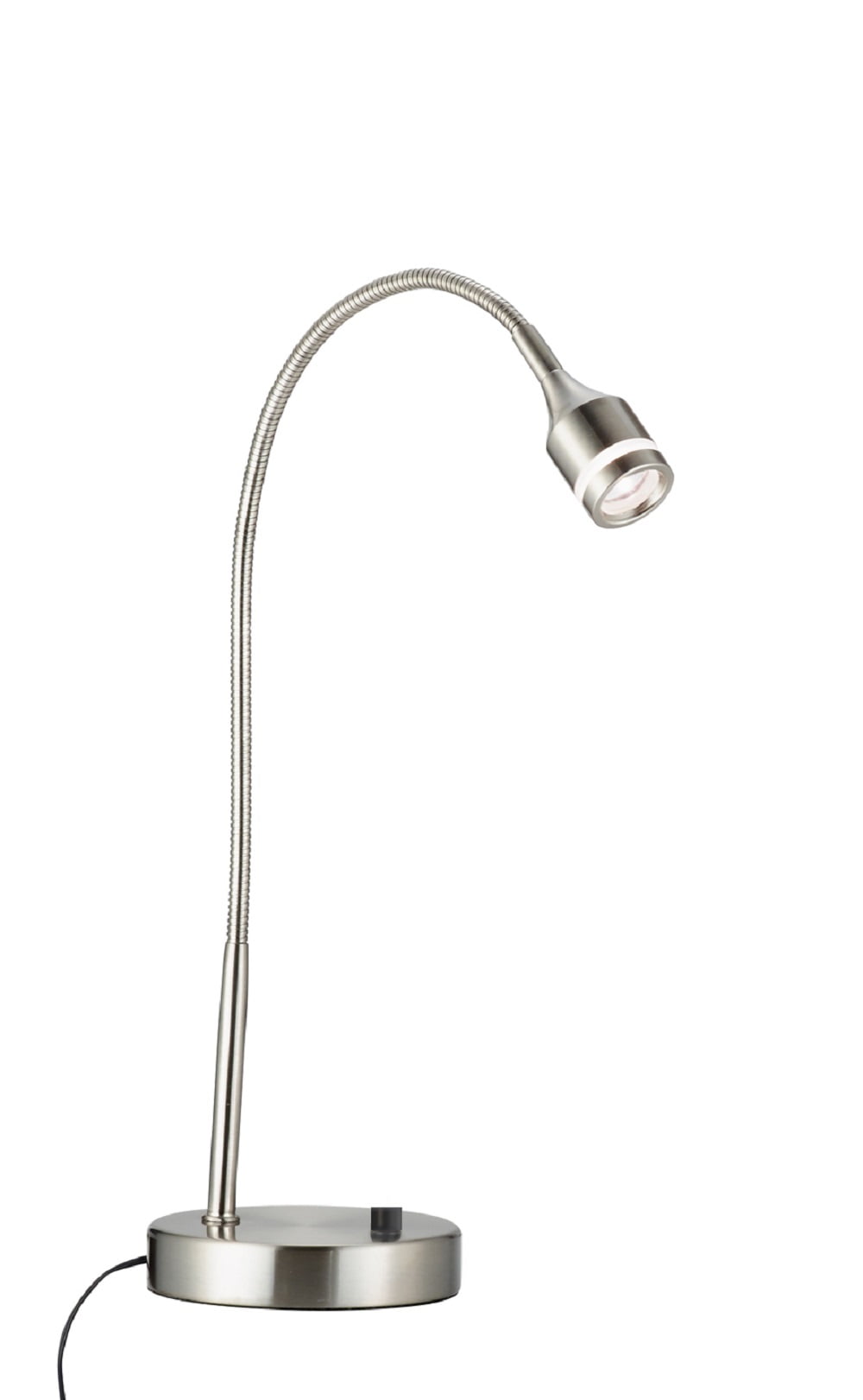 Brushed Steel Metal LED Adjustable Desk Lamp - Walmart.com
