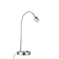 Brushed Steel Metal LED Adjustable Desk Lamp - Walmart.com