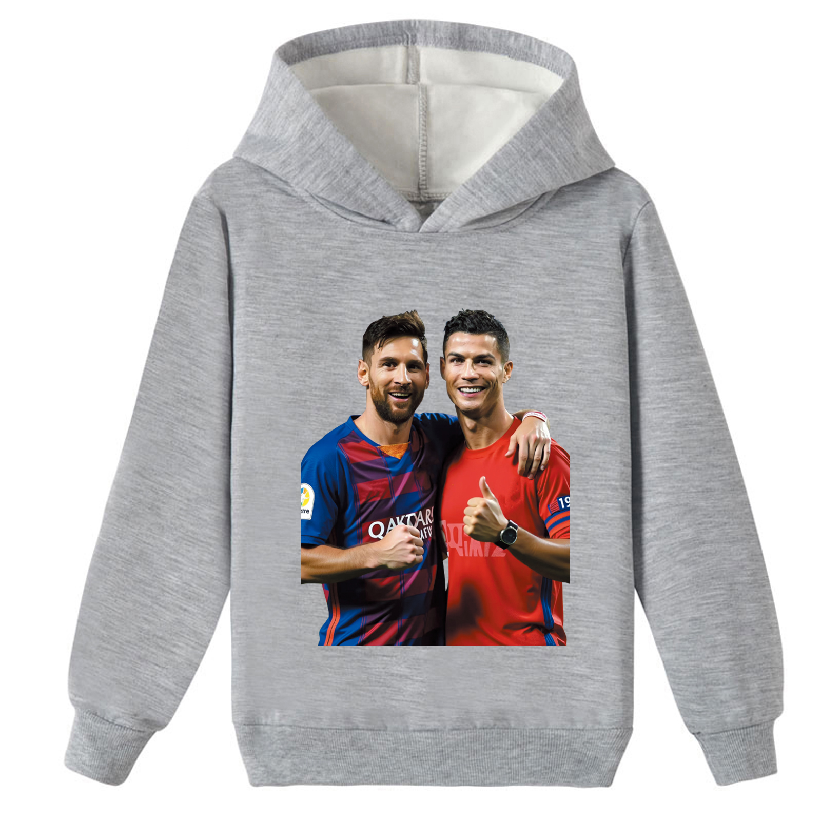 Brushed Style Pullover Cristiano Ronaldo Fleece Hoodie works for Winter ...