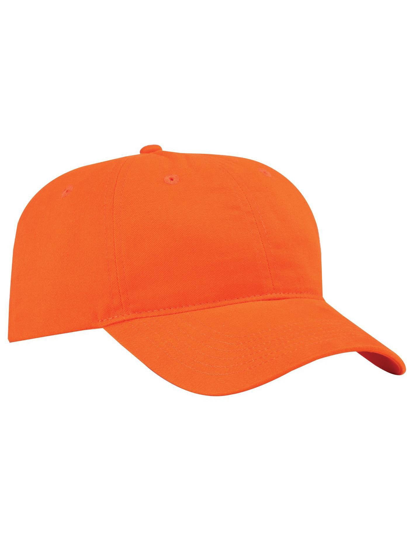 Brushed Twill Low Profile Cap CP77 - Orange - Walmart.com
