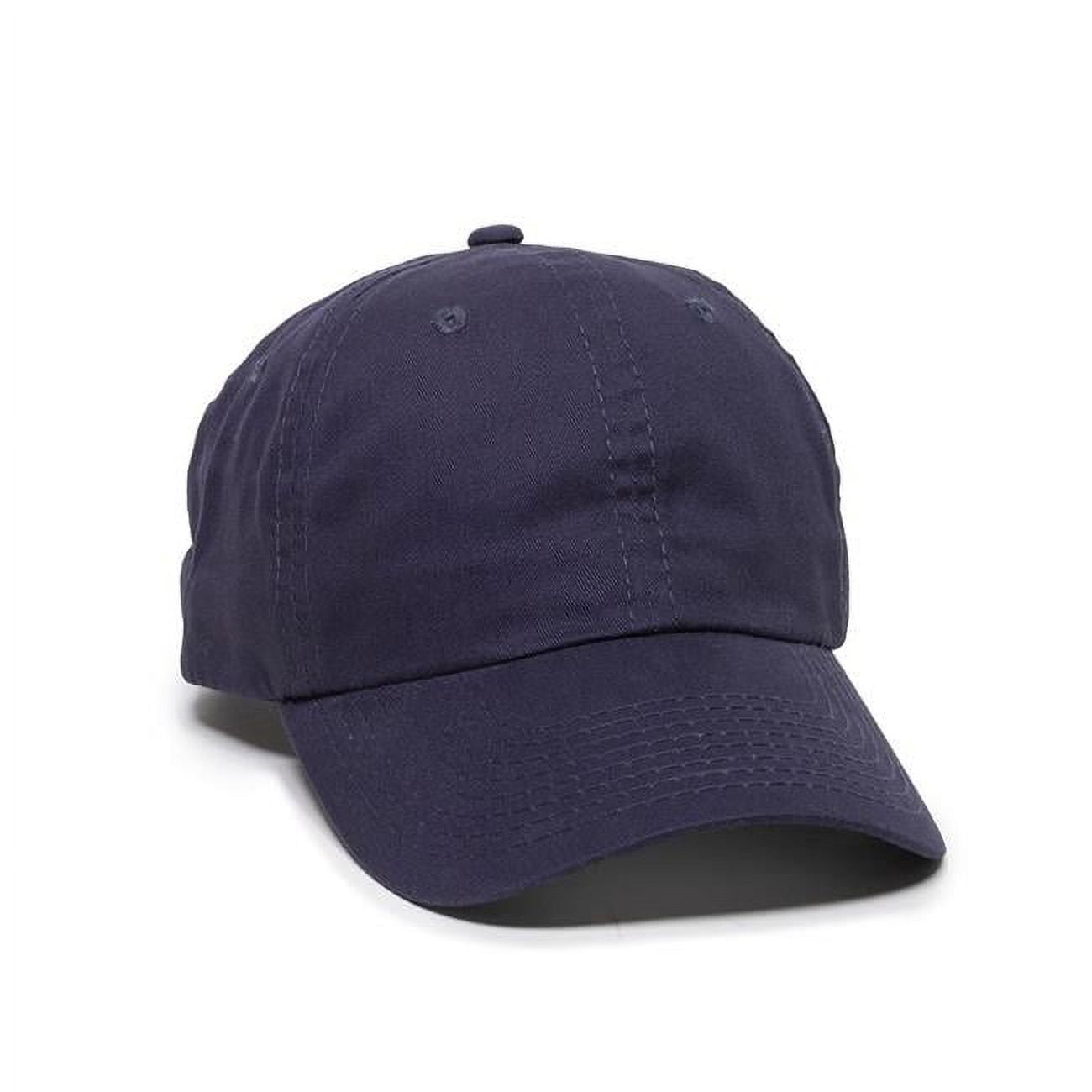 Brushed Twill Solid Back Cap, Navy - One Size - Walmart.com