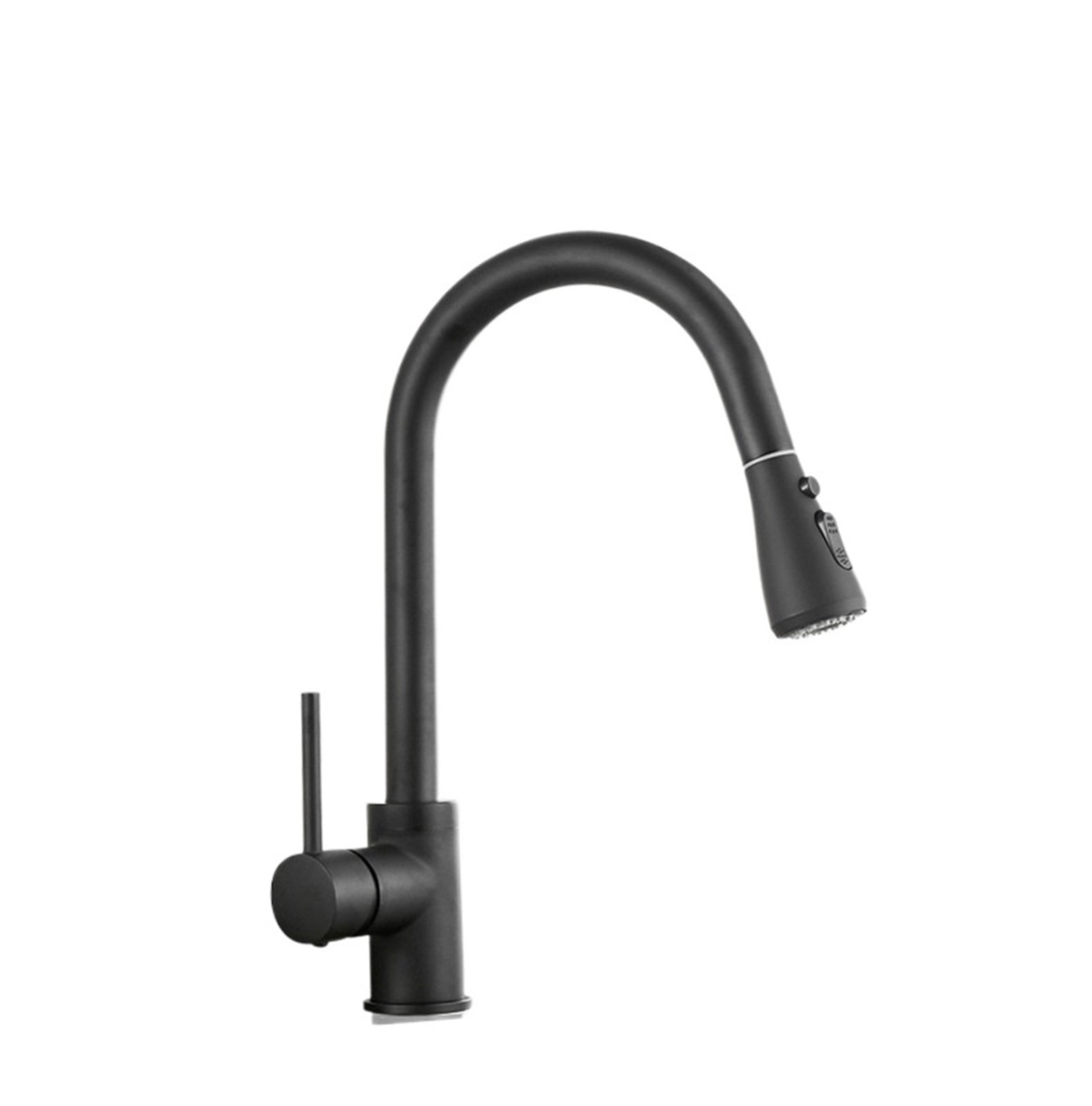 Brushed pull-out kitchen 360 degree rotating single lever mixing ...