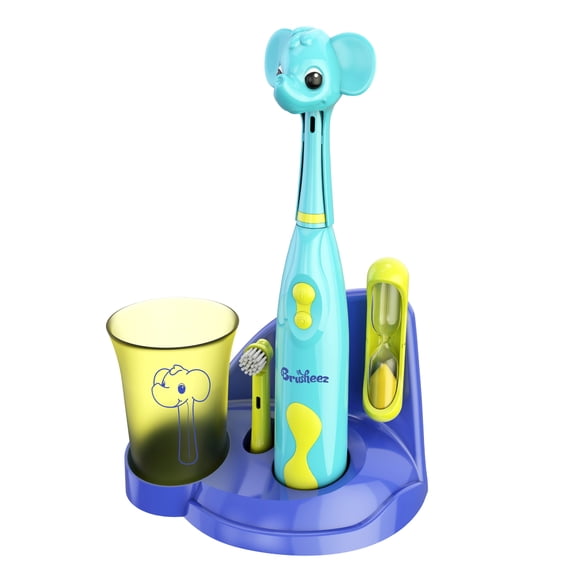 Brusheez, Kids’ Electric Toothbrush Set, Ollie the Elephant, 3 ...