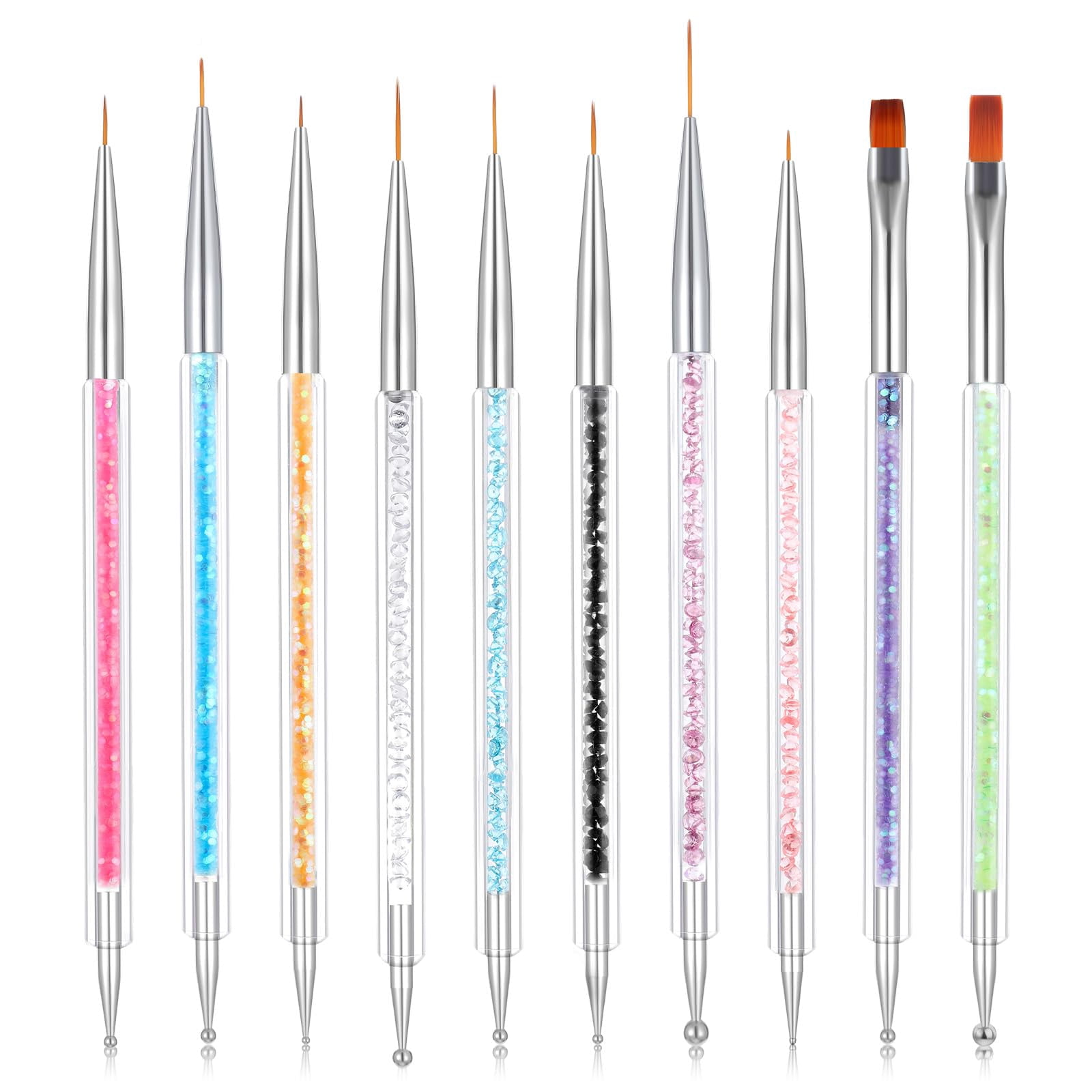 Brushes for Art, 10 Pieces Double-Head Art Brushes Design Brushes Art ...