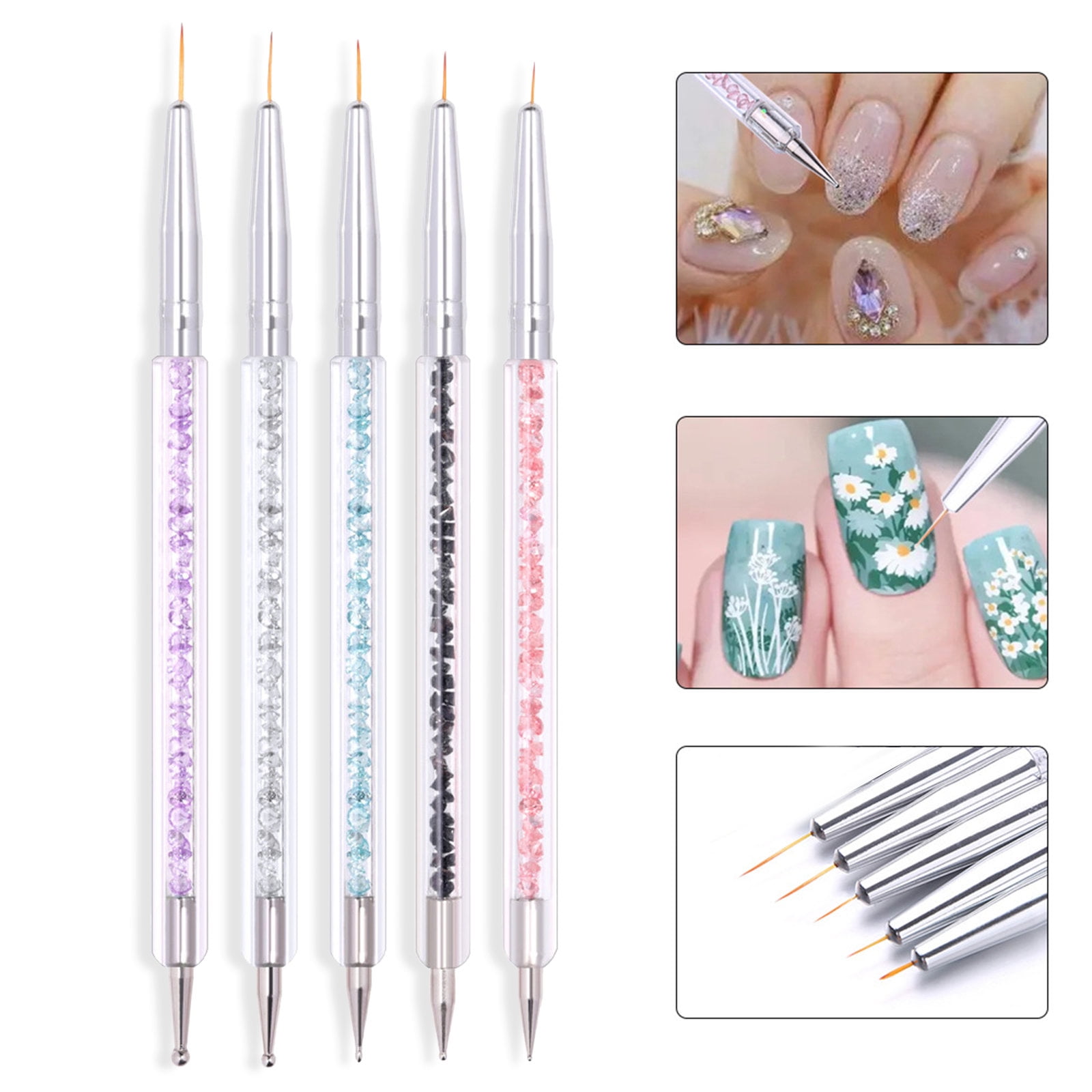 Brushes for Nails Gel Brush Nail Arr Pen Nails Painter Nail Medic ...