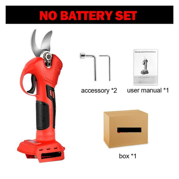 Brushless Cordless Pruning Shear 40mm Efficient Scissors Bonsai ...