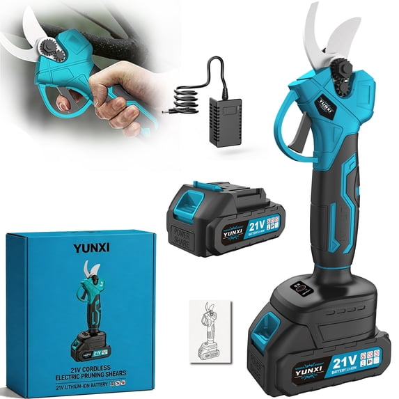 Brushless Cordless Pruning Shears with Digital Display, Electric Garden ...