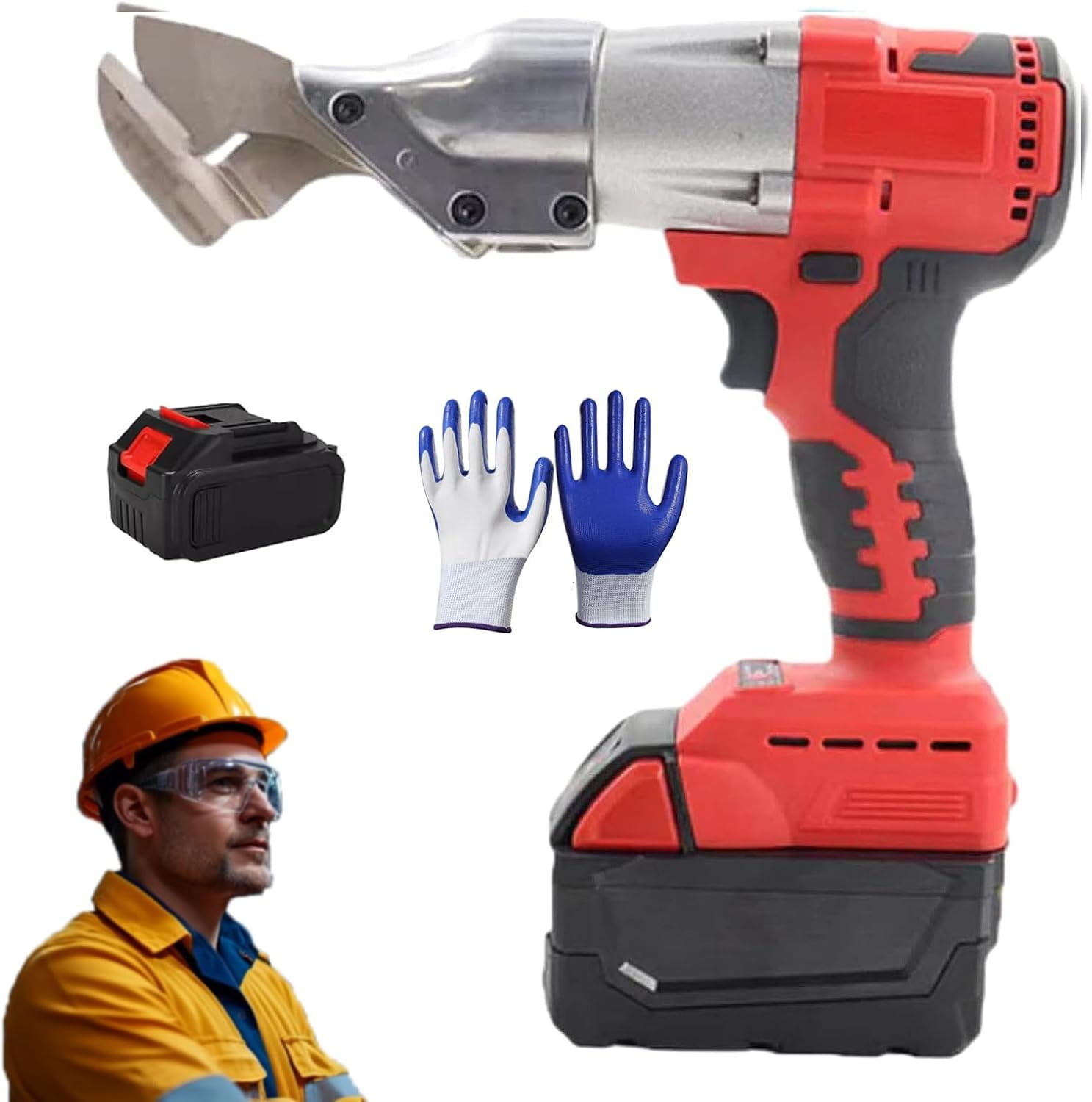 Brushless Cordless Sheet Metal Cutter, Cordless Sheet Metal Shear ...