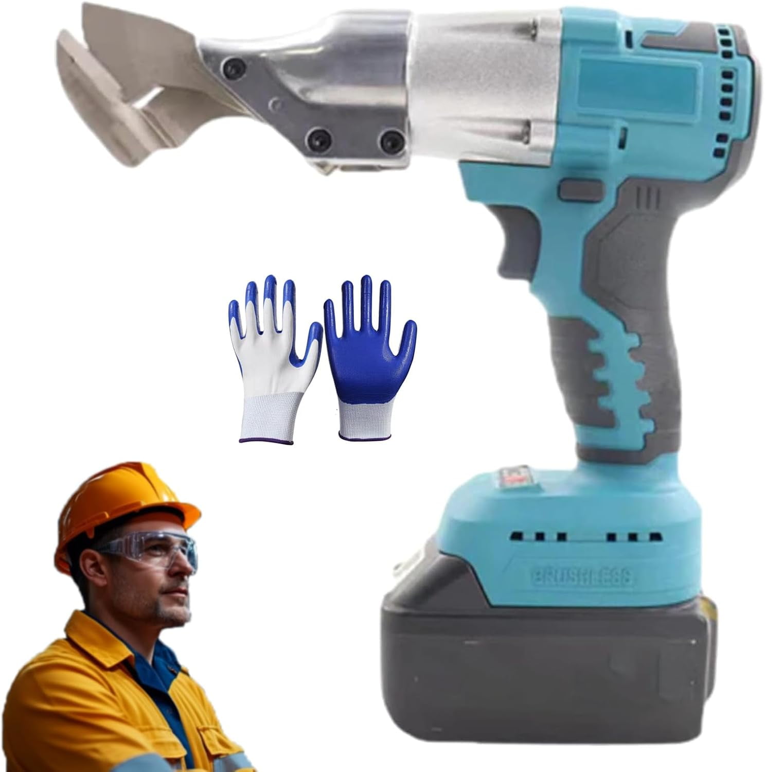 Brushless Cordless Sheet Metal Cutter, Cordless Sheet Metal Shear ...