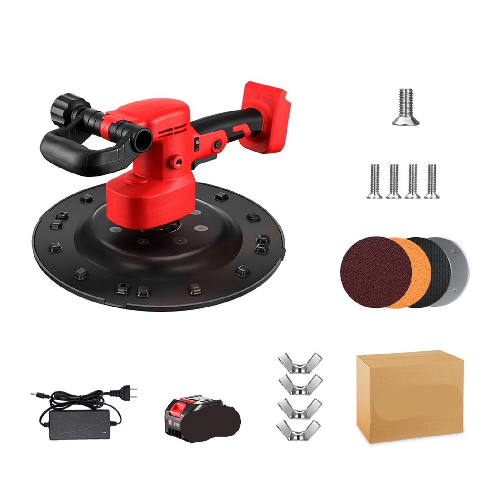 Brushless Electric Drywall Sander 1280W Wall Sandpaper Putty Powder ...